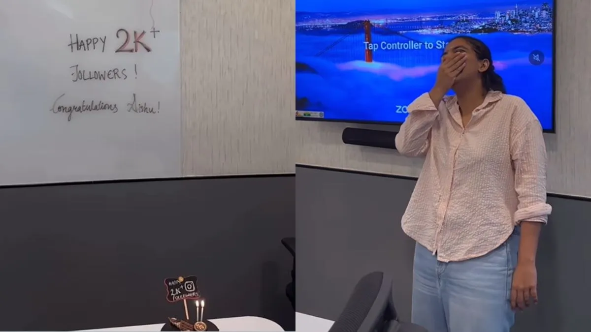 Bengaluru Boss Surprises Employee With Cake For Reaching 2K Instagram ...