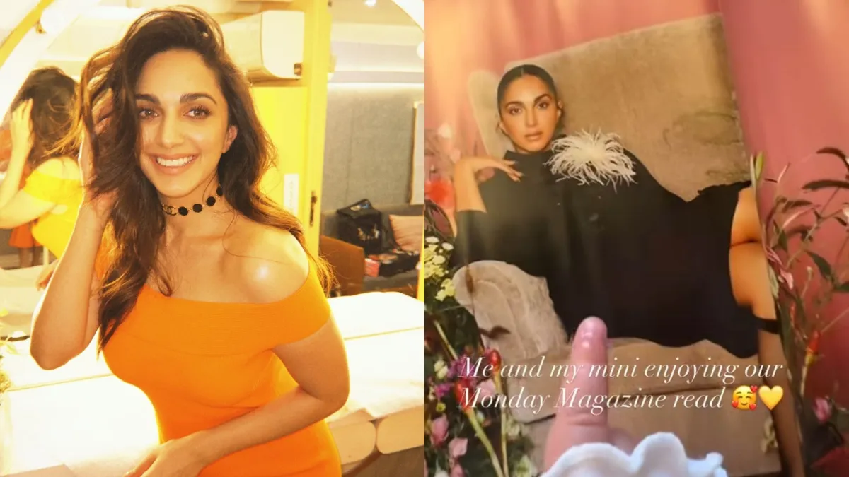 Kiara Advani Reads Magazine With Her Mini Version; Shares Glimpse Of ...