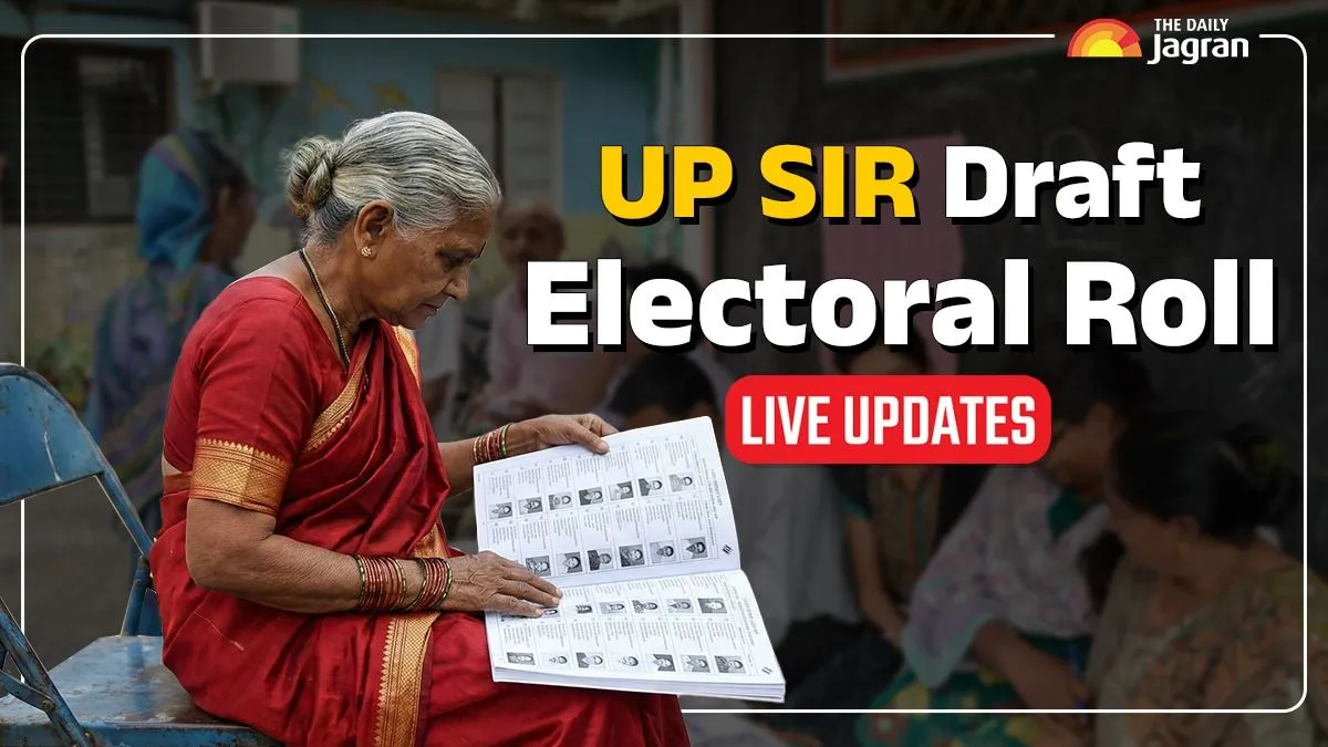 UP SIR Draft Electoral Roll Live Updates: EC Releases Draft List, Voter ...