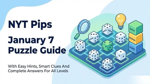 NYT Pips January 7 Puzzle Guide With Easy Hints, Smart Clues And ...