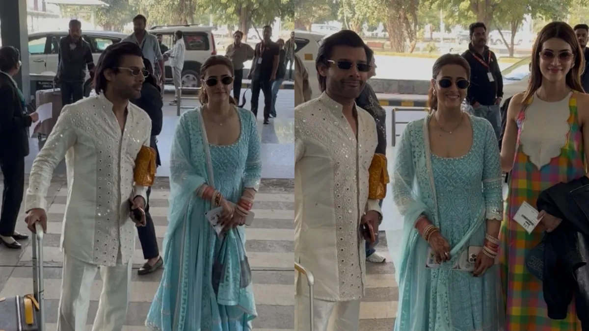 Nupur Sanon, Stebin Ben Make First Public Appearance As Mr And Mrs Post ...