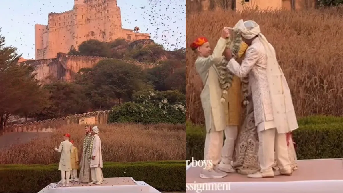 Kids Hilariously Mix Up Varmala At Cross-Cultural Wedding, Accidentally ...