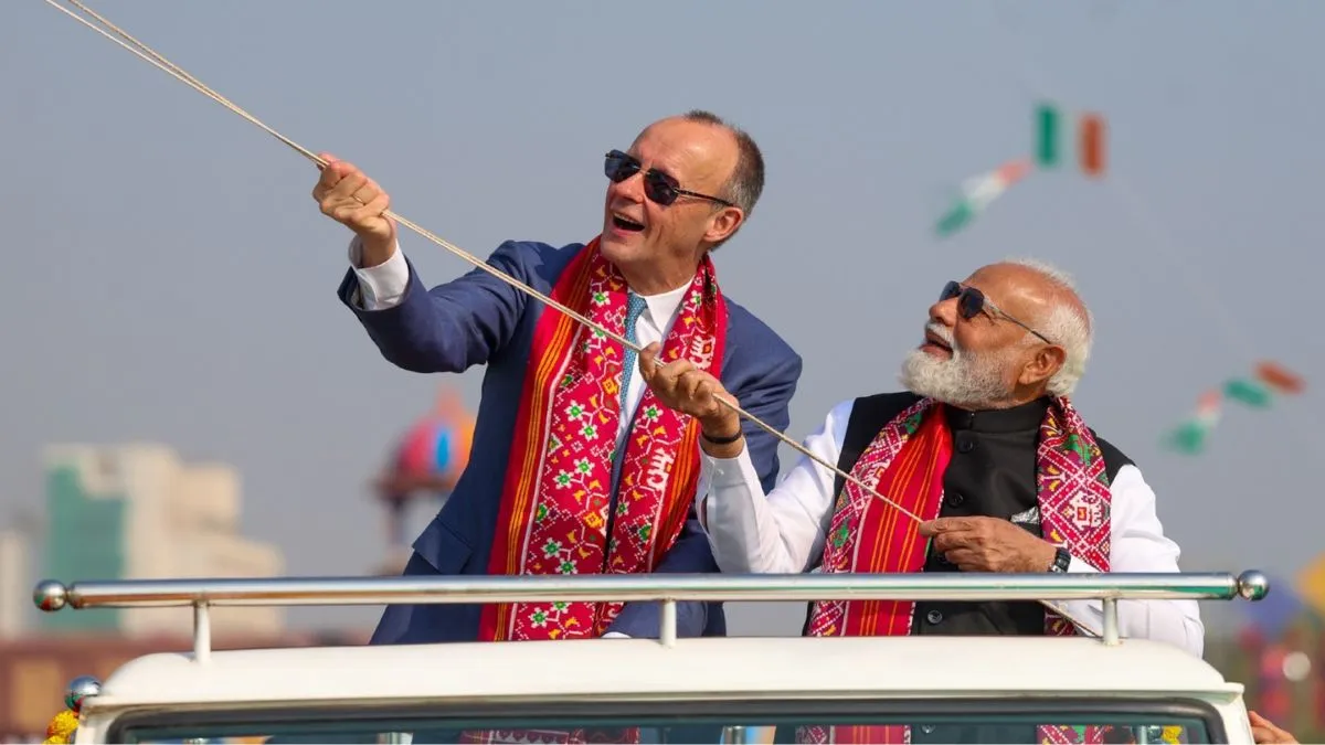 PM Modi, German Chancellor Celebrate India-Germany Ties At Kite ...