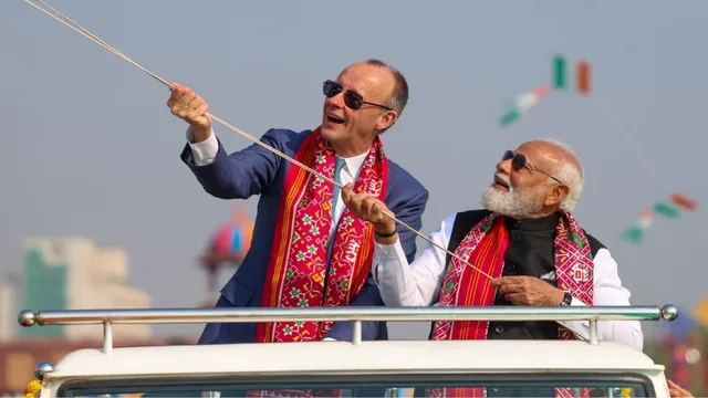 PM Modi, German Chancellor Celebrate India-Germany Ties At Kite ...