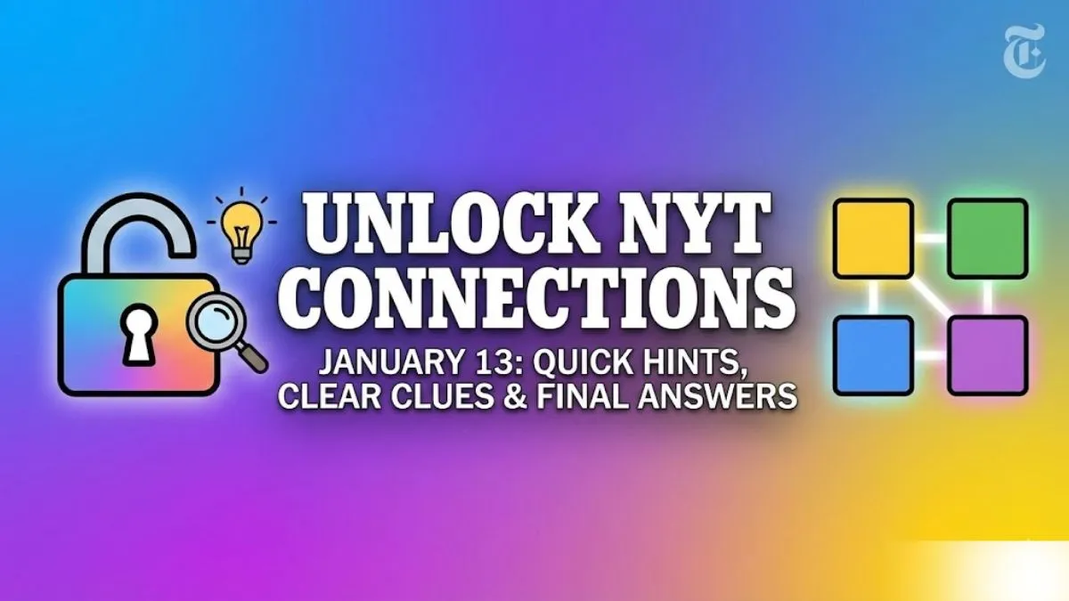 Unlock January 13 NYT Connections Instantly With Quick Hints, Clear ...