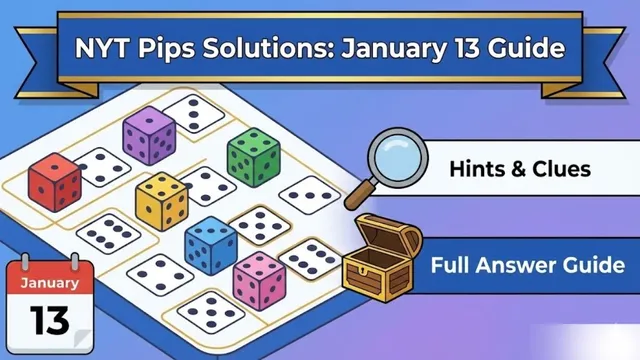 Looking For January 13 NYT Pips Solutions? Use Easy Hints, Clues And ...