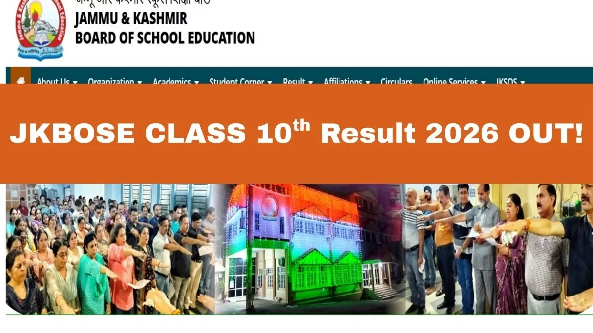 JKBOSE Exam Result 2026 OUT: J&K Board Releases Class 10 Winter Zone ...