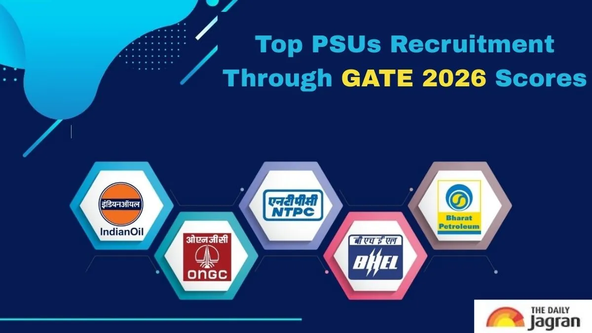 GATE 2026 Exam: Top PSUs Recruitment Through GATE 2026 Scores; Check ...