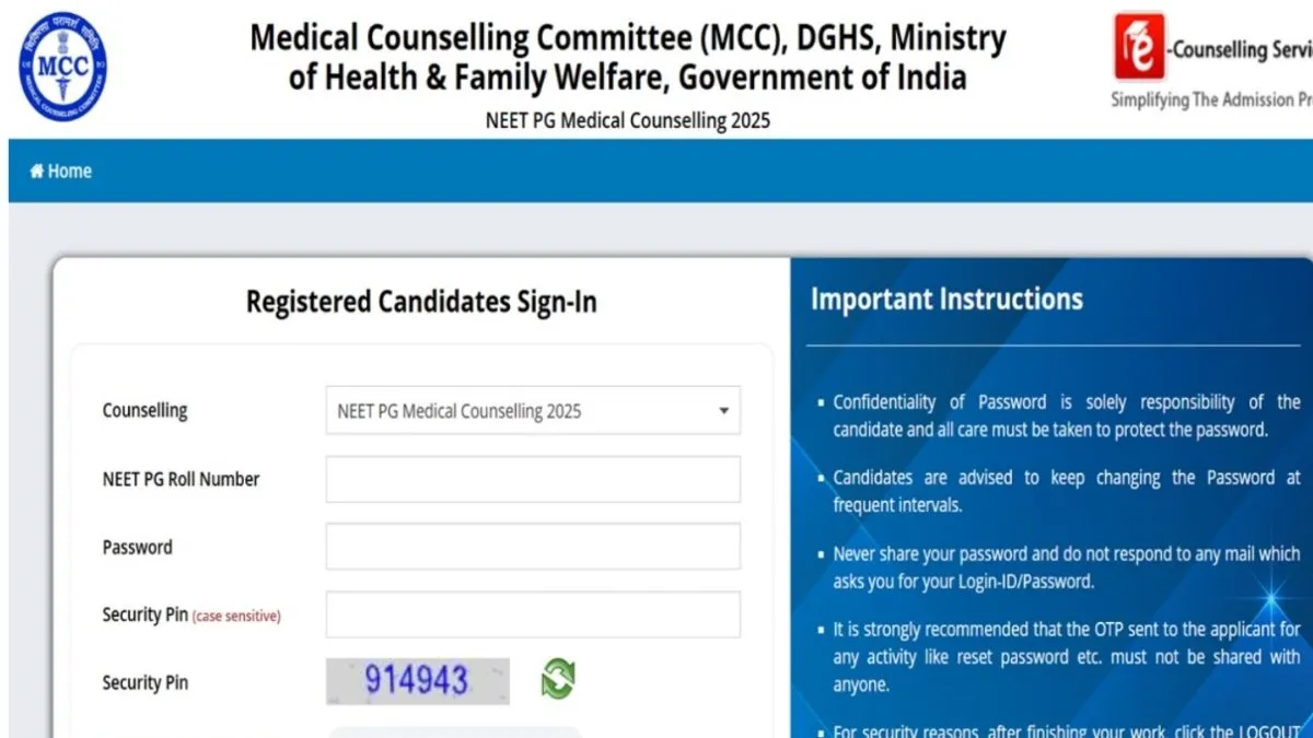 MCC NEET PG Counselling 2025: Registration For Round 3 Starts From ...