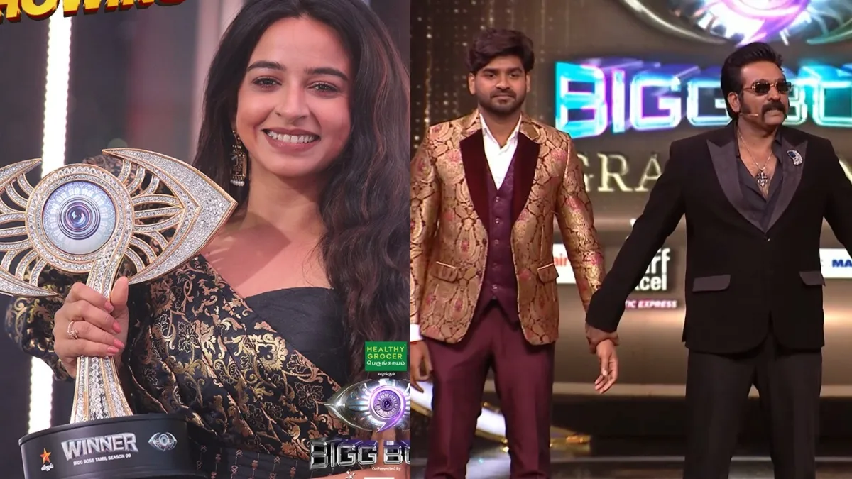Bigg Boss Tamil Season 9 Winner: Divya Ganesh Lifts Trophy ...