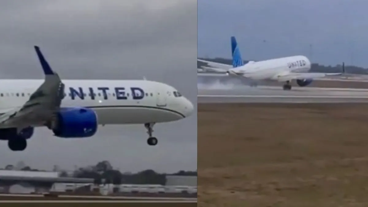 Caught On Cam: United Airlines Flight With 206 On Board Avoids Disaster ...