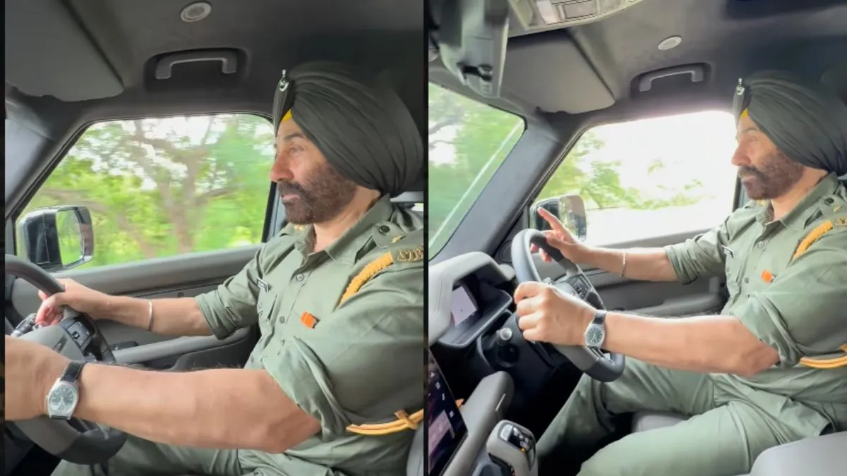 Sunny Deol Drives Land Rover Defender In Army Uniform; Netizens Ask ...
