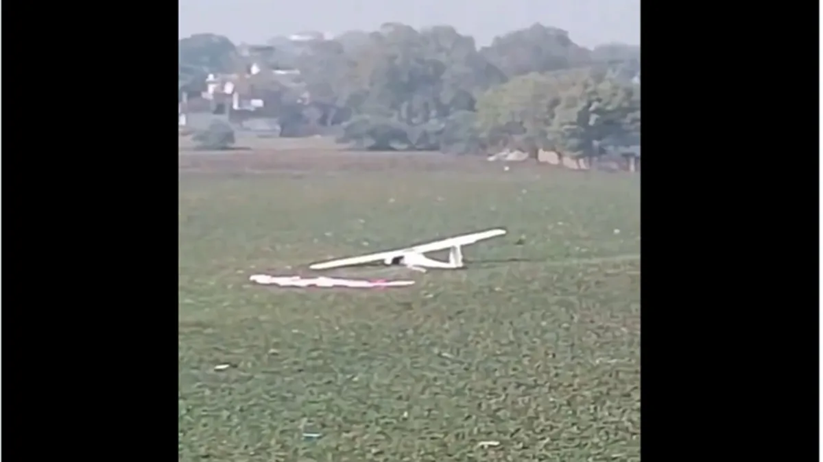 IAF Trainee Plane Crashes Into Pond In UP's Prayagraj, Two Pilots Safe ...