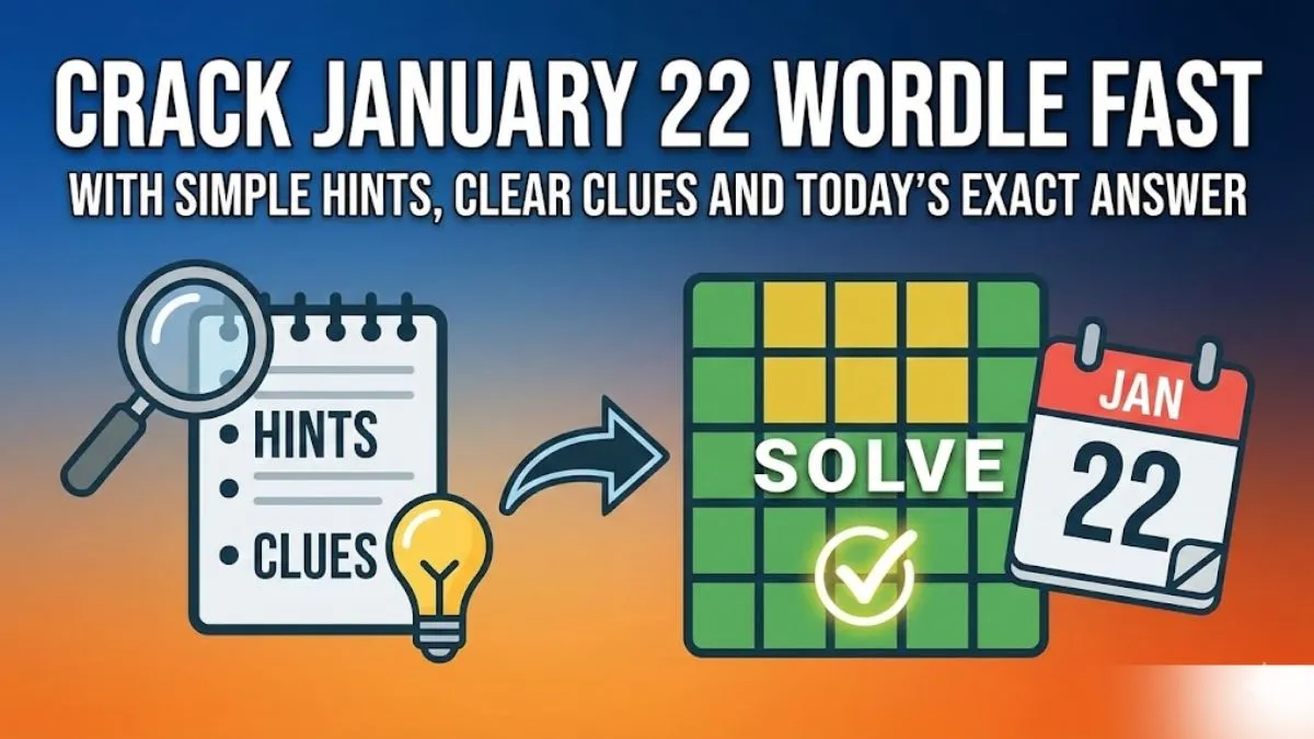 Crack January 22 Wordle Fast With Simple Hints, Clear Clues And Today’s ...