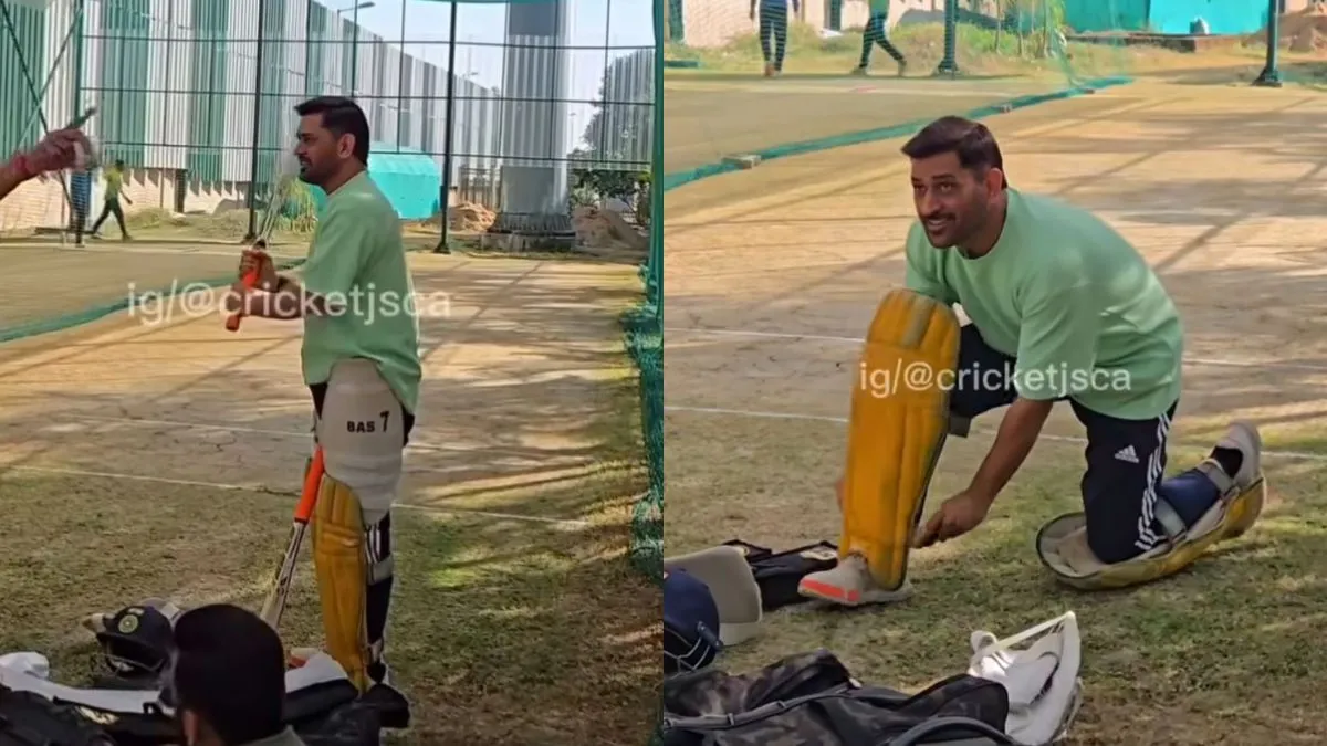 MS Dhoni Begins Training For IPL 2026, Video Of His Practice Session ...