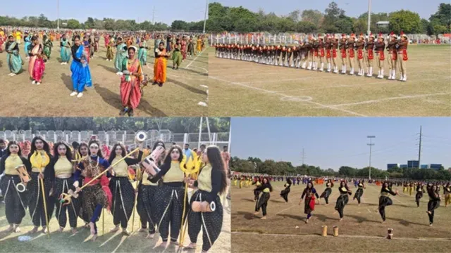 Gurugram: Full Dress Rehearsal For Republic Day Held At Tau Devi Lal ...