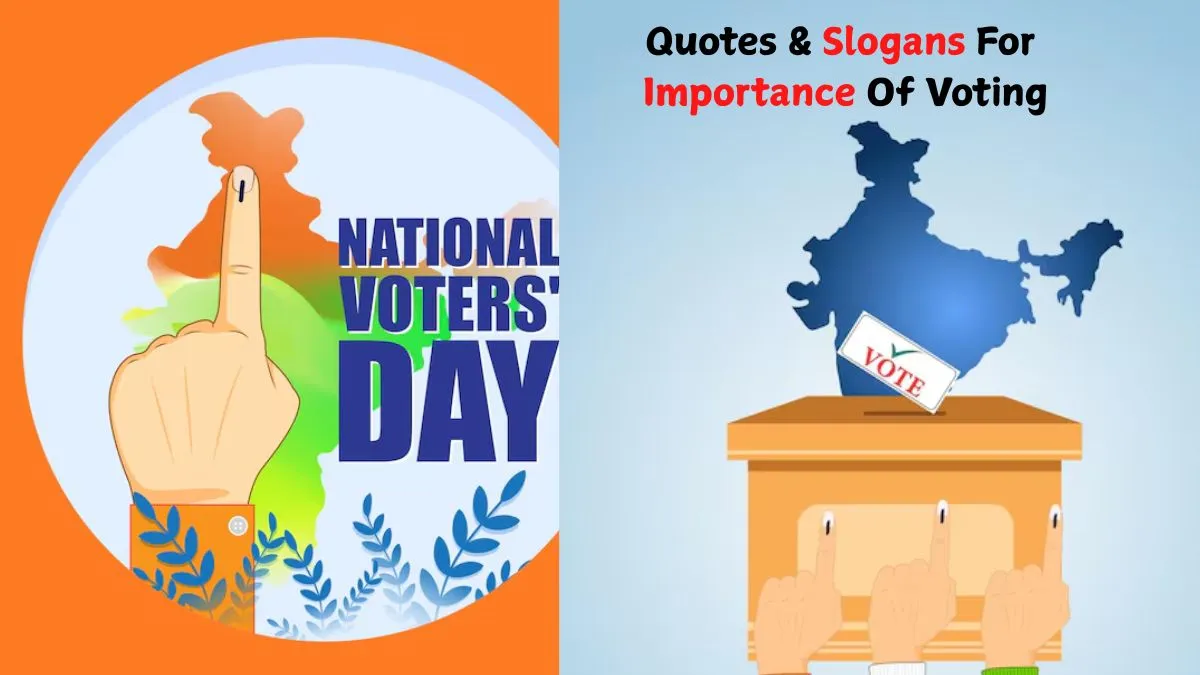 National Voters Day India 2026: 40+ Quotes And Slogans That Highlight ...