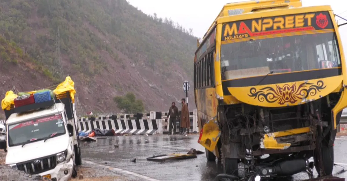 Jammu And Kashmir: Four Killed, Including CRPF Jawan, As Bus Collides ...