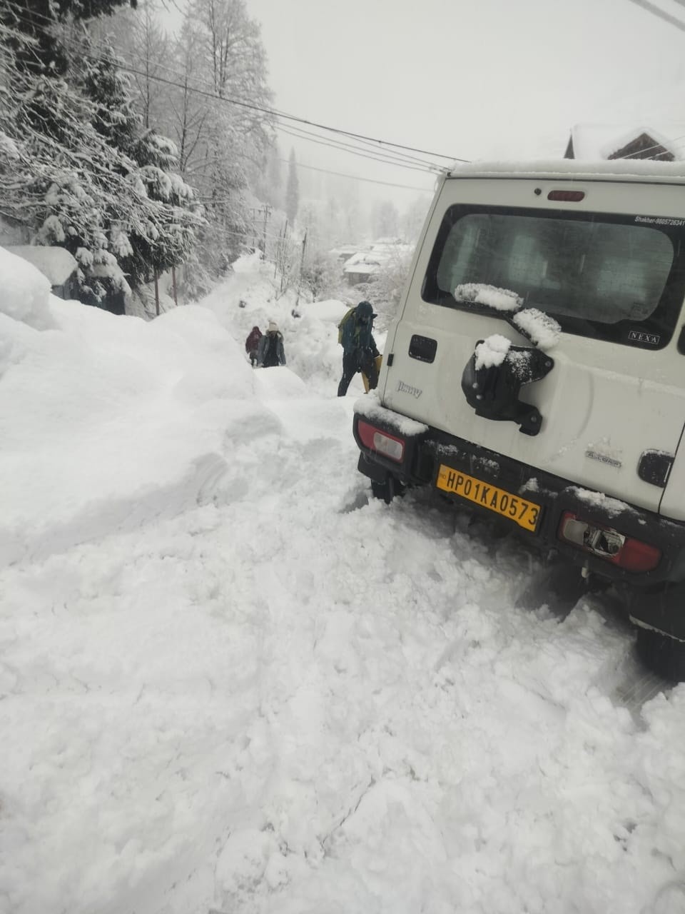 Himachal Snowfall In Photos: Manali, Rohtang Covered In White As Heavy ...