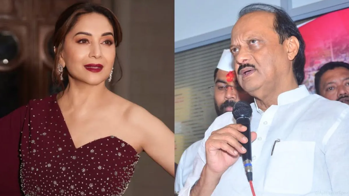 When Ajit Pawar Slammed Madhuri Dixit Over Her Absence From State ...