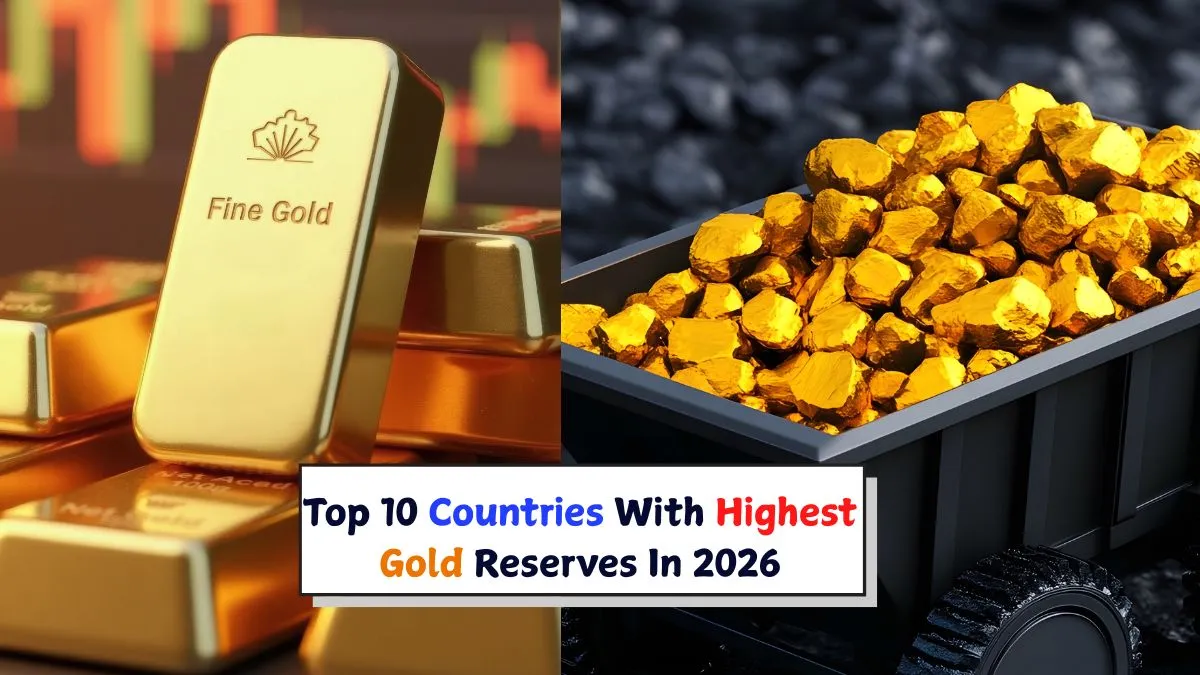 Top 10 Countries With Highest Gold Reserves In 2026: India Also On The List