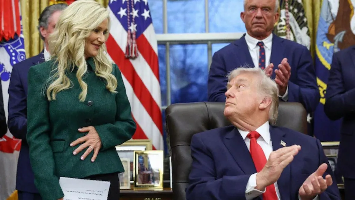 'Hired Dough Burgum After Seeing Her Wife's Horse Riding Video': Trump ...