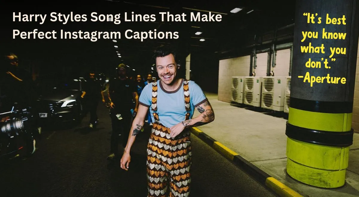 Harry Styles Song Lines That Make Perfect Instagram Captions