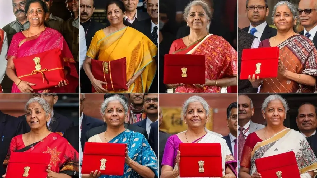 Budget 2026: Nirmala Sitharaman Honours Tamil Heritage With Kanjeevaram ...