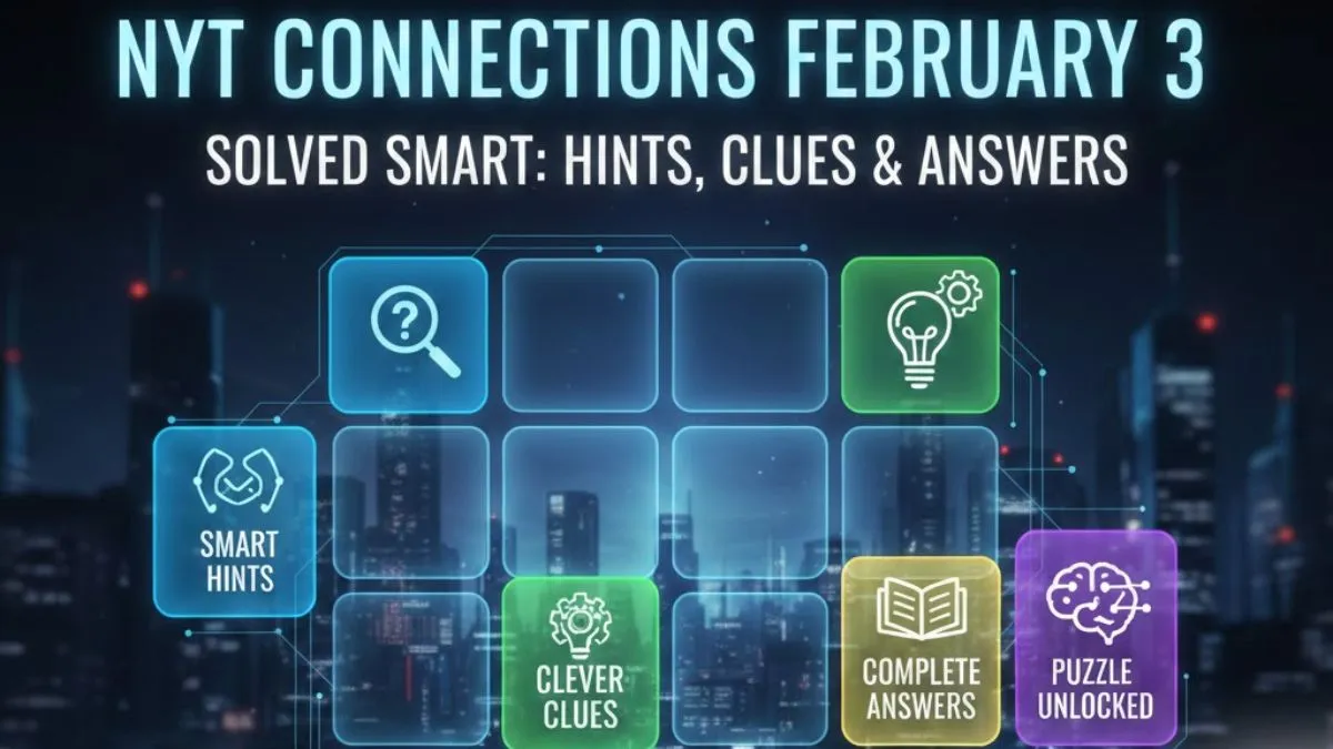 Quickly Solve NYT Connections February 3 Using Smart Hints, Clever ...