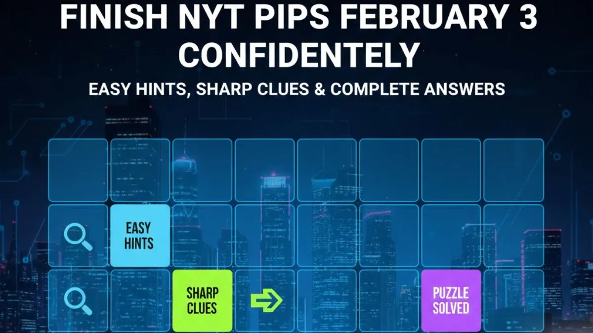Finish NYT Pips February 3 Confidently With Easy Hints, Sharp Clues And ...