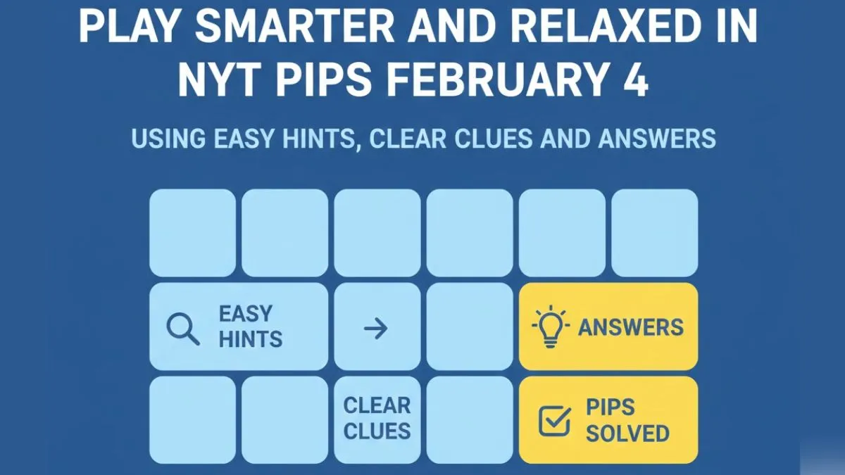 Play Smart With NYT Pips February 4 Using Easy Hints, Clear Clues And ...