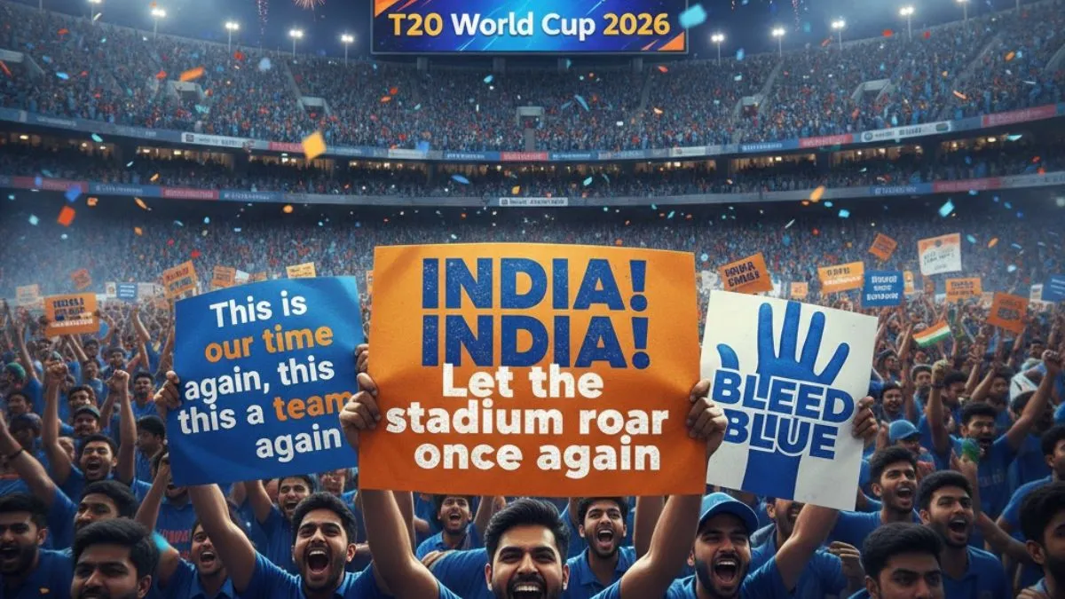 50+ Poster Messages And Slogans To Cheer Up Team India For T20 World ...