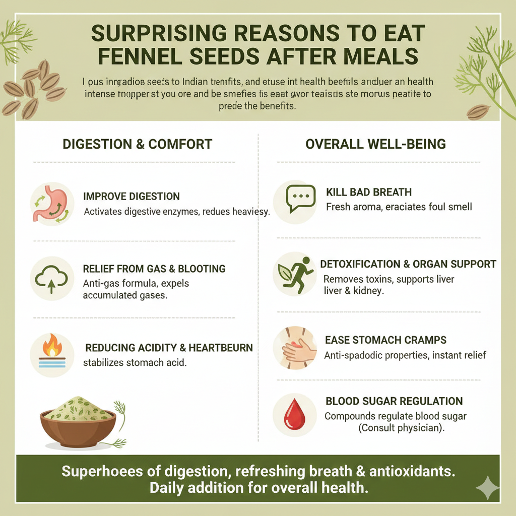 Do You Know The Surprising Reasons Behind Eating Fennel Seeds After ...