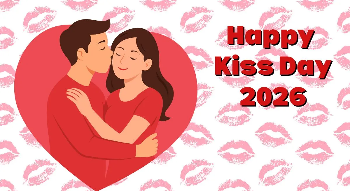 Happy Kiss Day 2026: Romantic And Passionate Wishes, Messages, Quotes ...