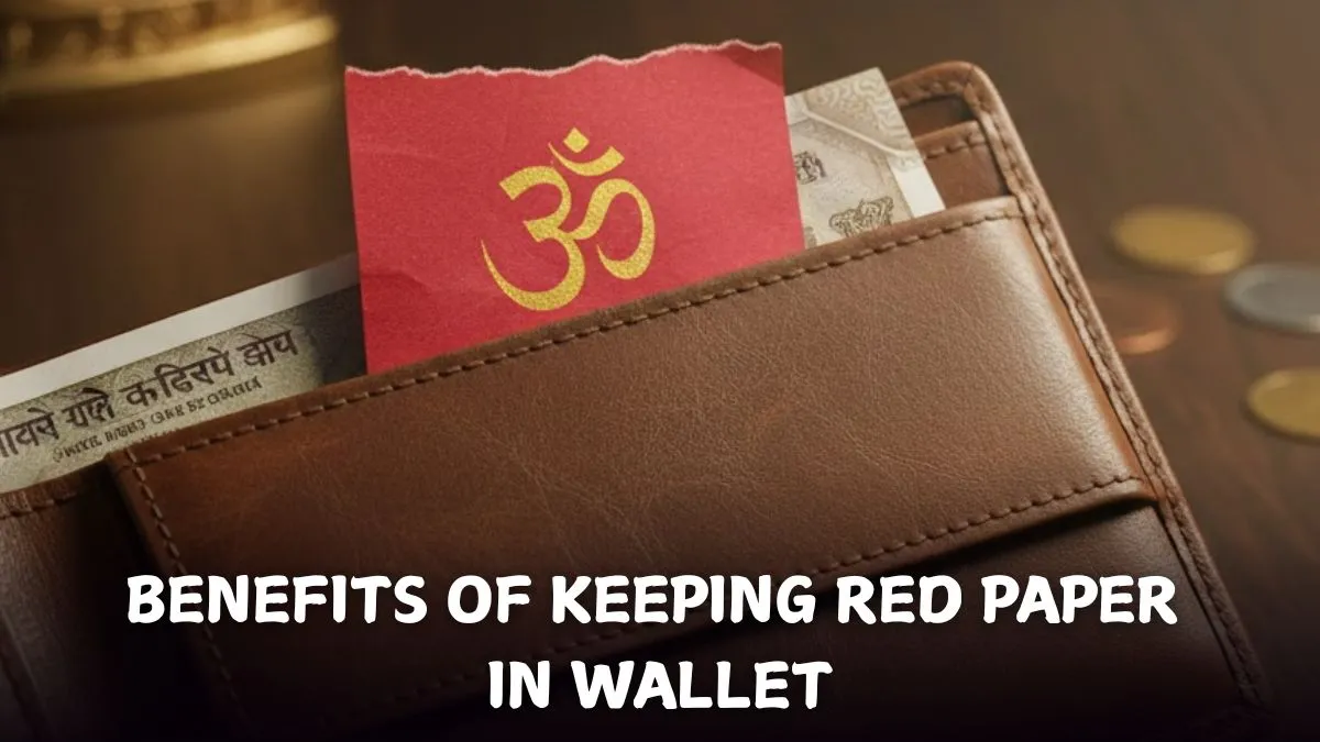 Why You Should Start Keeping A Piece Of Red Paper In Your Wallet From ...