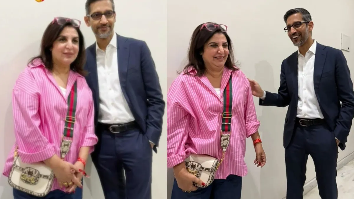 Farah Khan Meets Google CEO Sundar Pichai, Shares Candid Moments And ...
