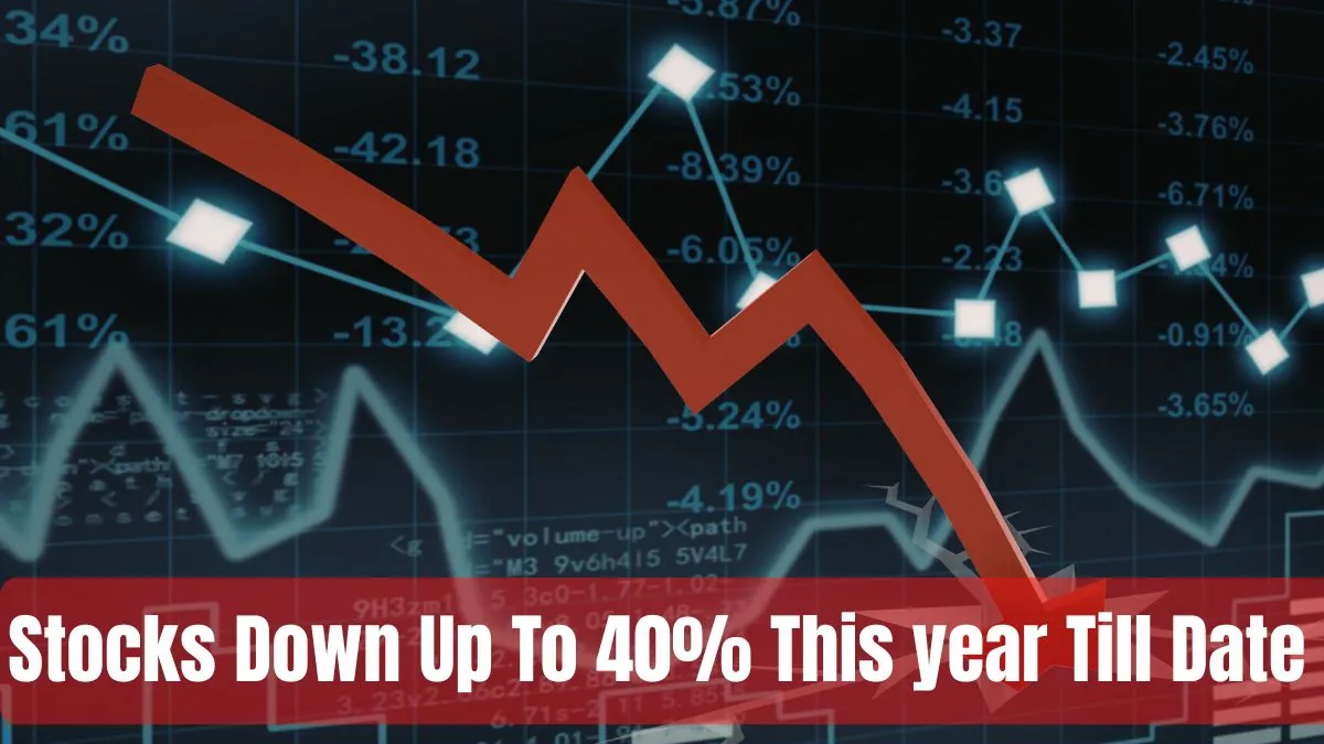 Up To 40% Down: These 5 Stocks Nearly Half Investors' Money YTD Amid ...