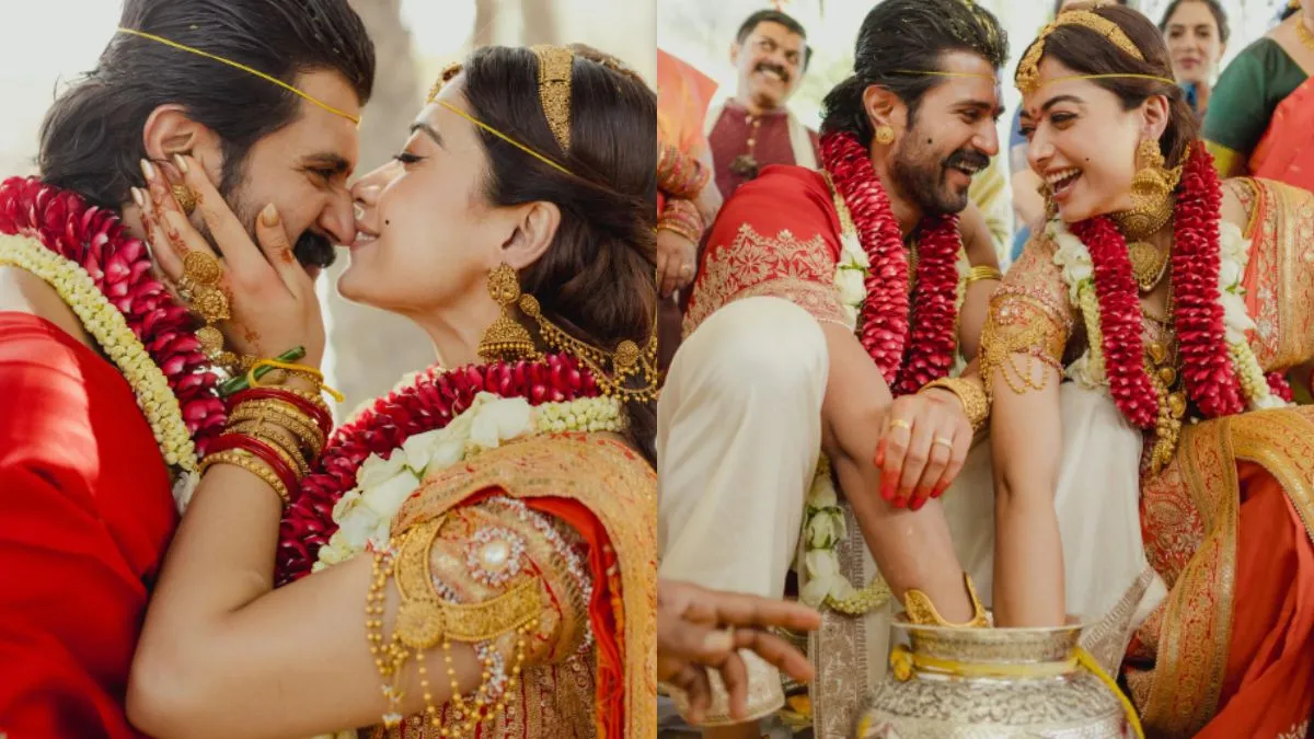 First Photos Of Rashmika Mandanna And Vijay Deverakonda As Bride And ...