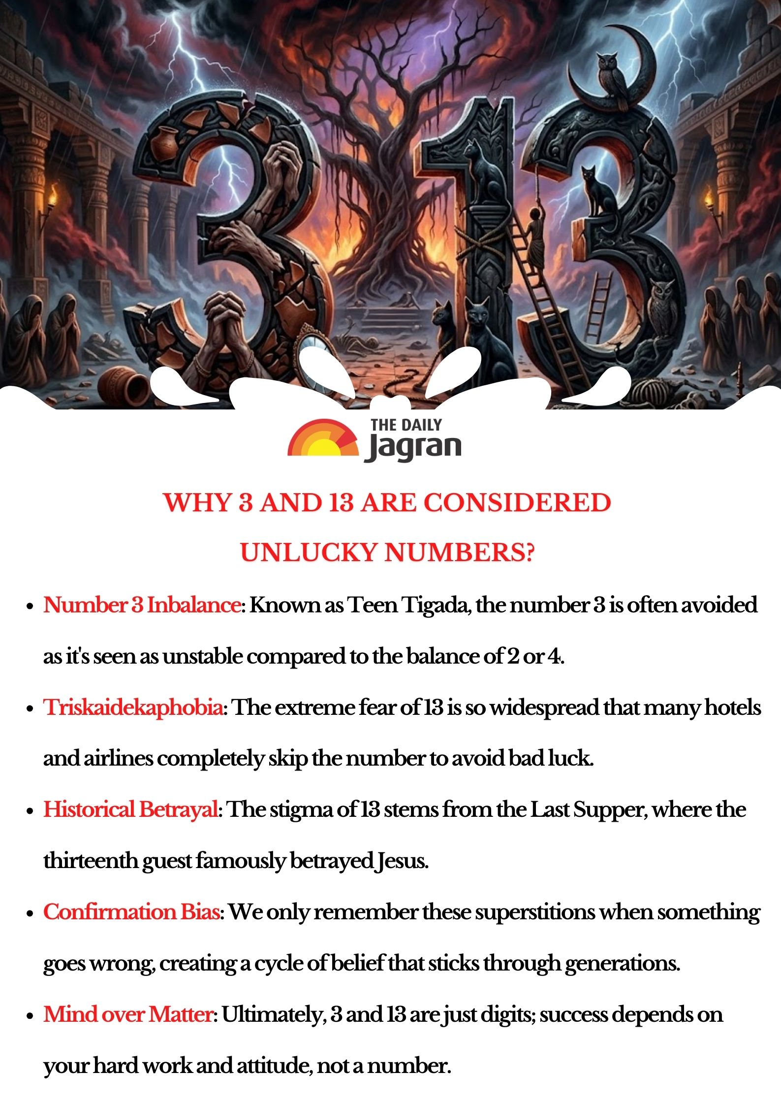 Why 3 And 13 Are Considered Unlucky Numbers? Know Reason Behind This ...