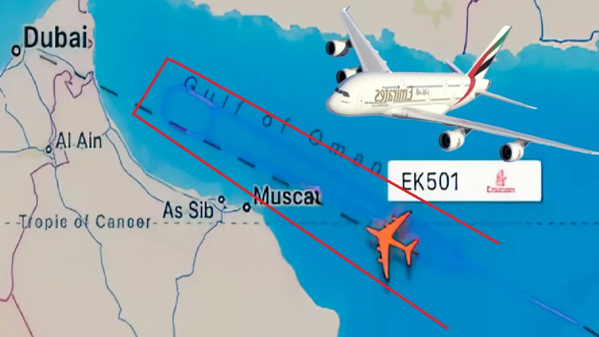 Mumbai-Dubai Emirates Flight Makes Rare 'Double Reverse' After Missile ...