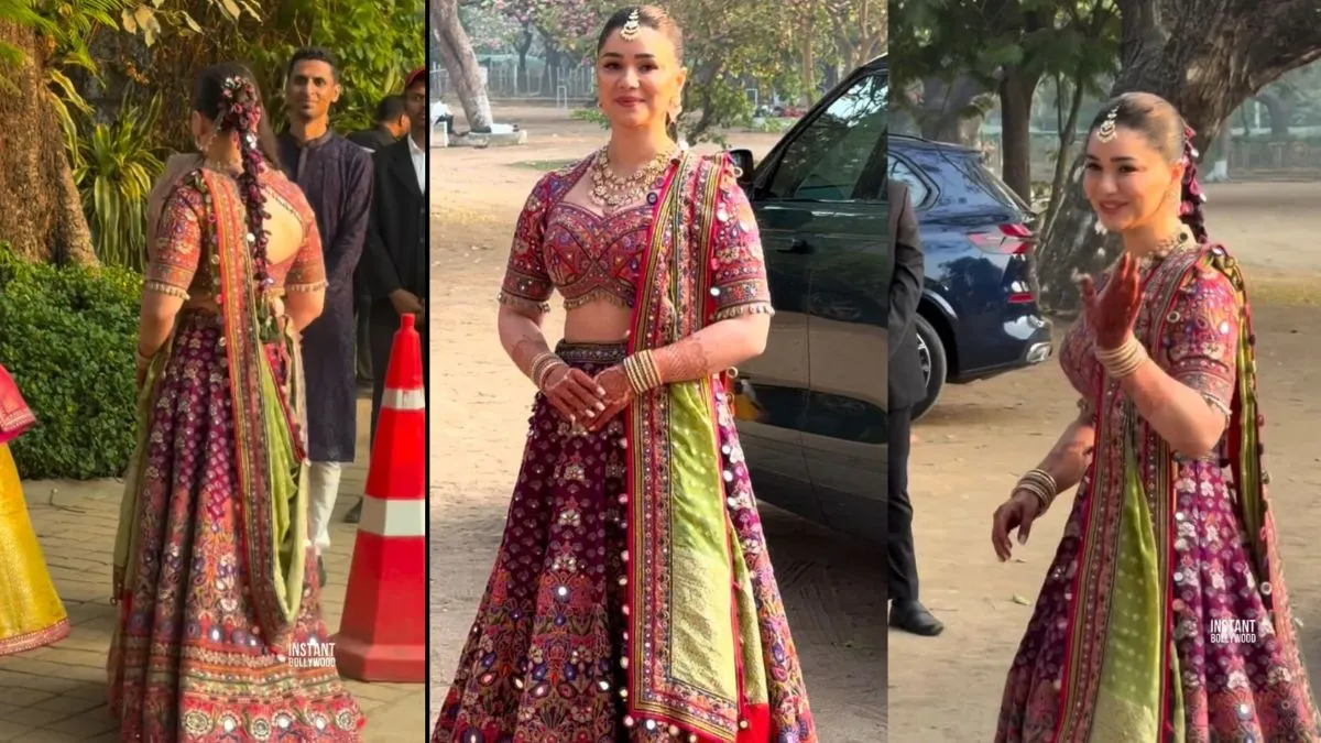Sara Tendulkar Stuns In Traditional Gujarati Lehenga At Brother Arjun ...