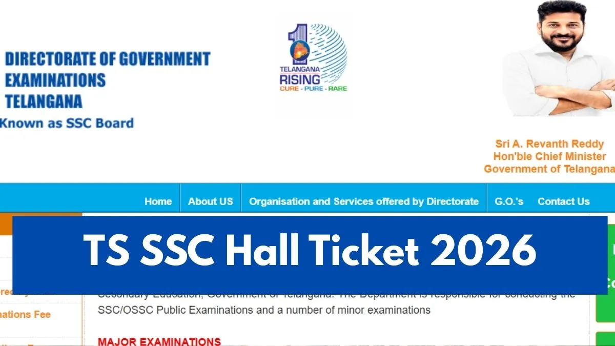 TS SSC Hall Ticket 2026: BSE To Release Telangana Class 10 Admit Card ...