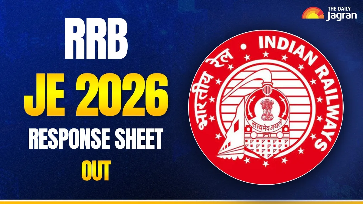 RRB JE 2026 Response Sheet Out: Download JE Response Sheet From rrbcdg ...