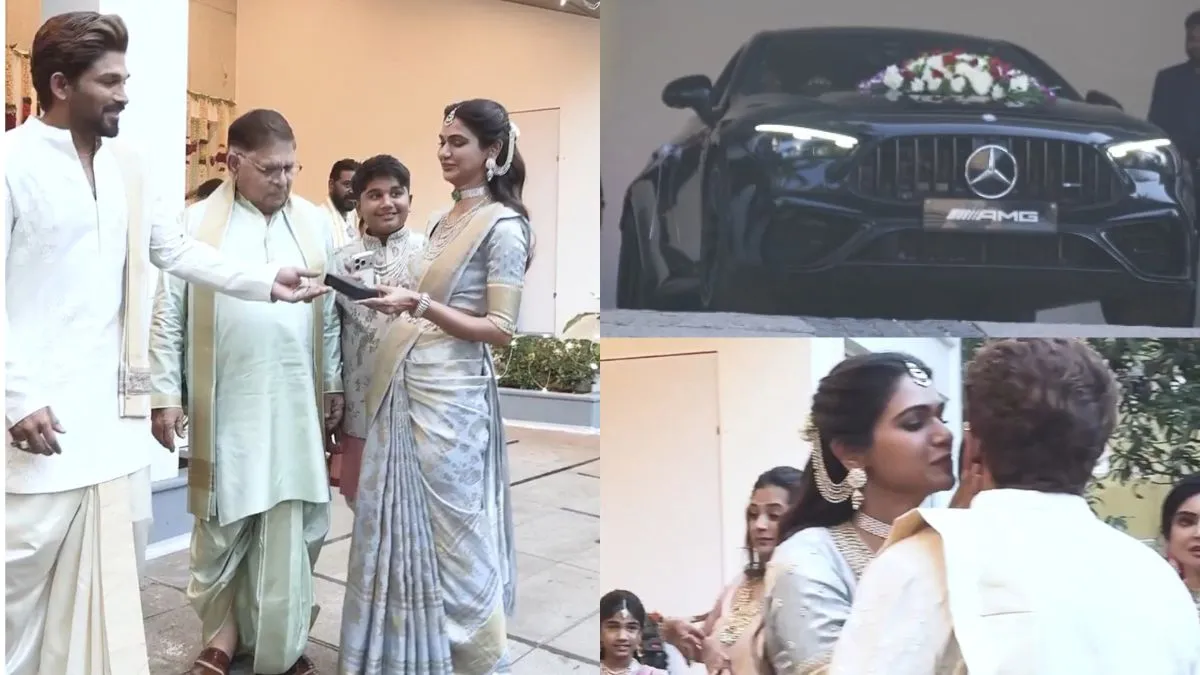 Allu Arjun Gifts Mercedes-Benz To Wife Sneha Reddy On 15th Anniversary ...