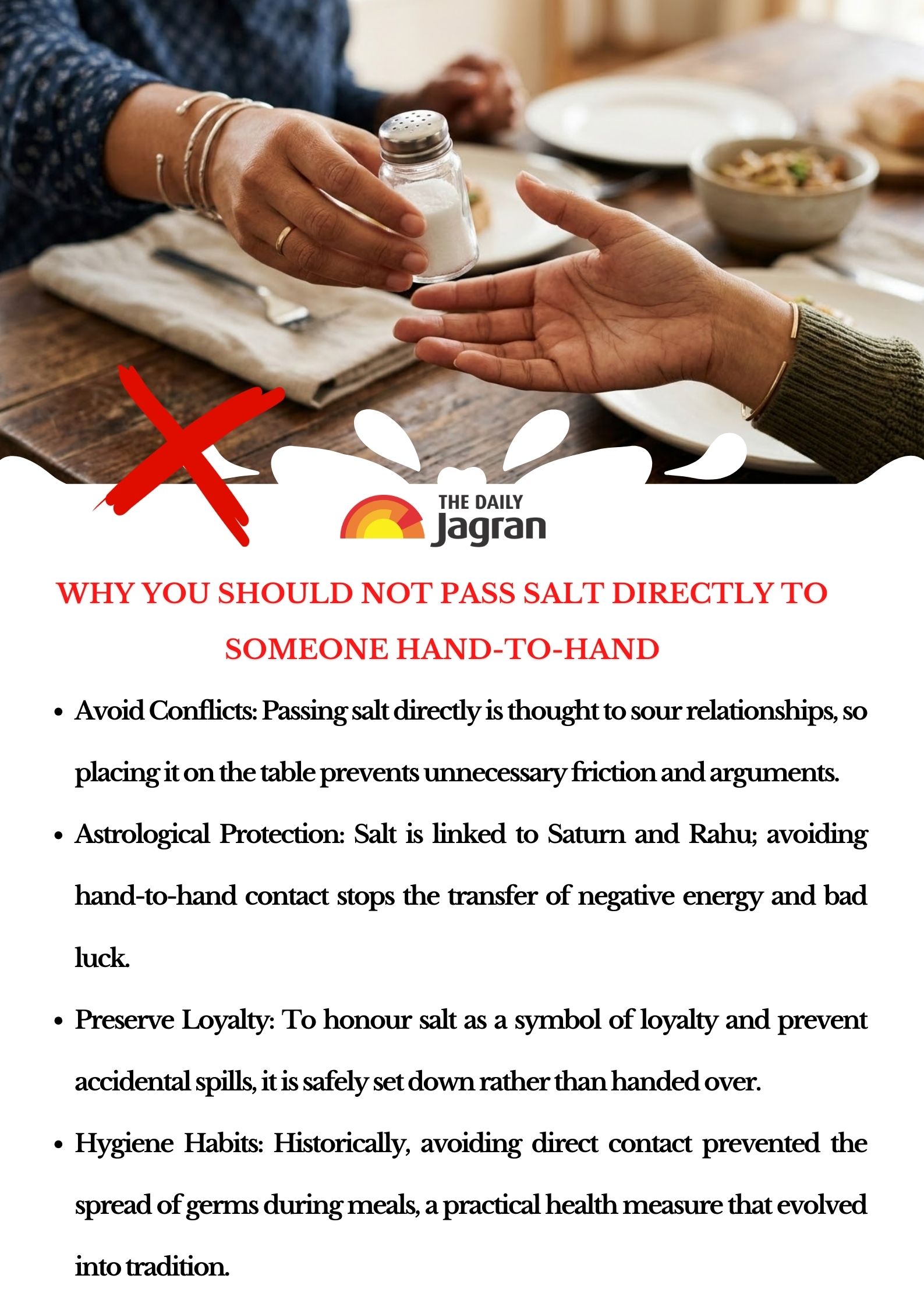 Why You Should Not Pass Salt Directly To Someone Hand-To-Hand? Know ...