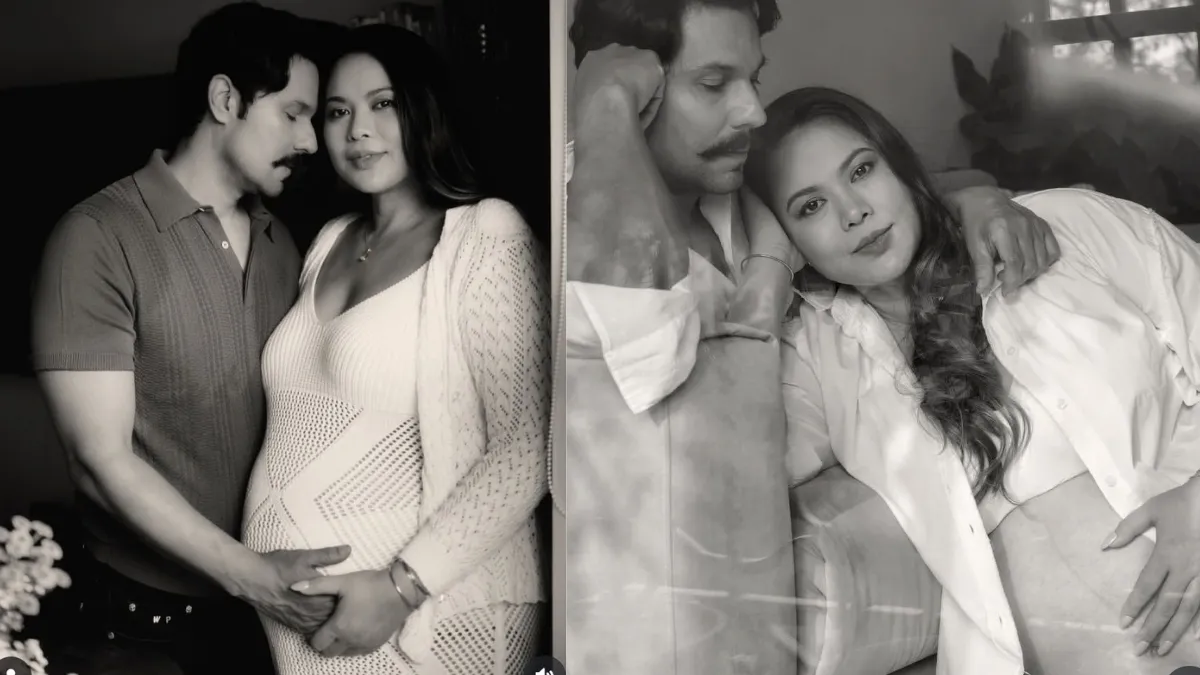 Randeep Hooda Gently Cradles Lin Laishram’s Baby Bump In Dreamy ...