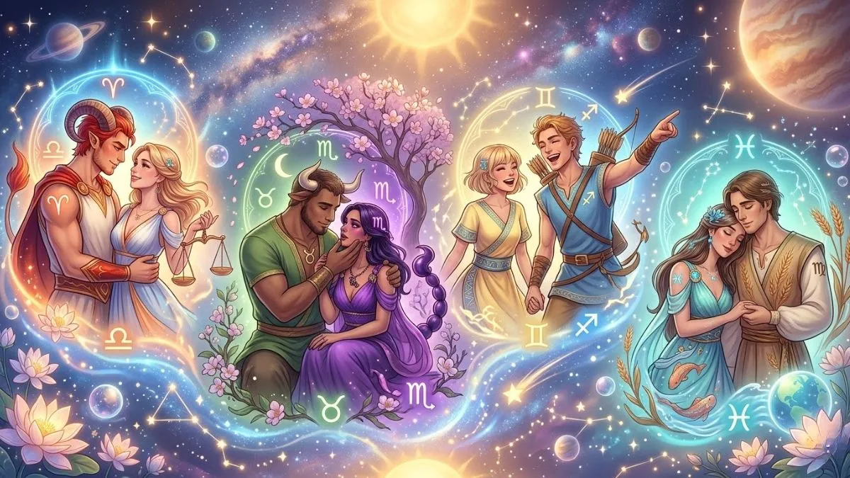 4 Extraordinary Zodiac Sign Pairs That Are Destined To Change Each ...
