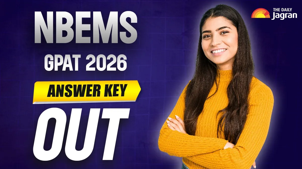 NBEMS GPAT 2026 Answer Key Out: Download Provisional Answer Key ...