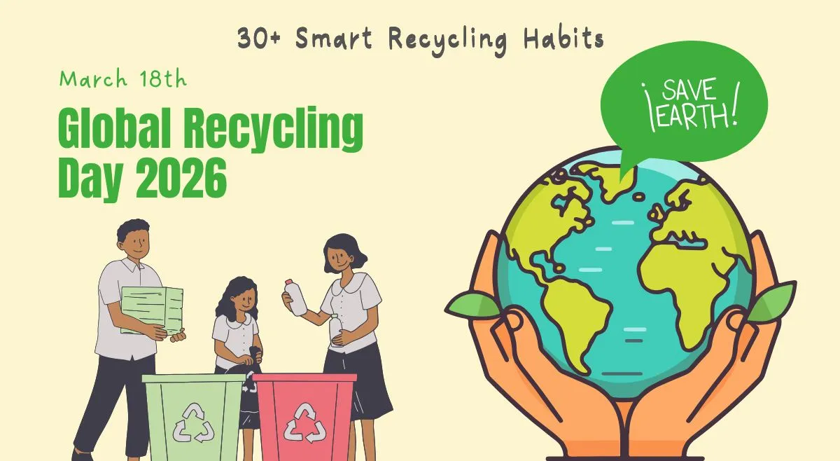 30+ Smart Recycling Habits To Adopt This Global Recycling Day 2026