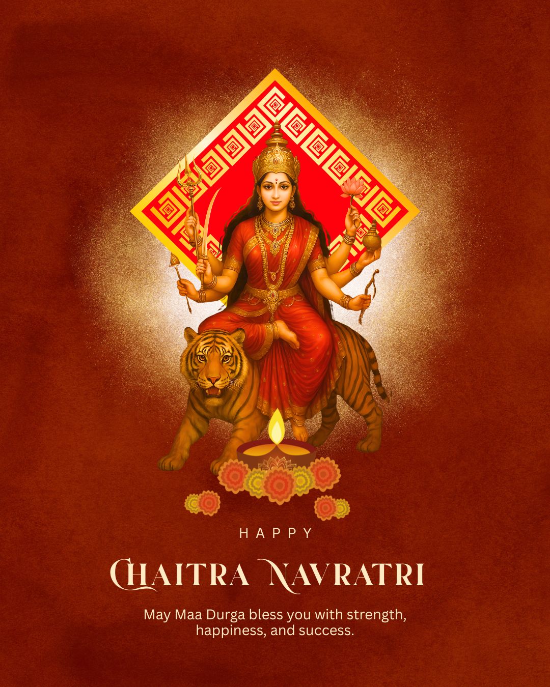 Happy Chaitra Navratri 2026 Day 2: Maa Brahmacharini Wishes, Messages ...
